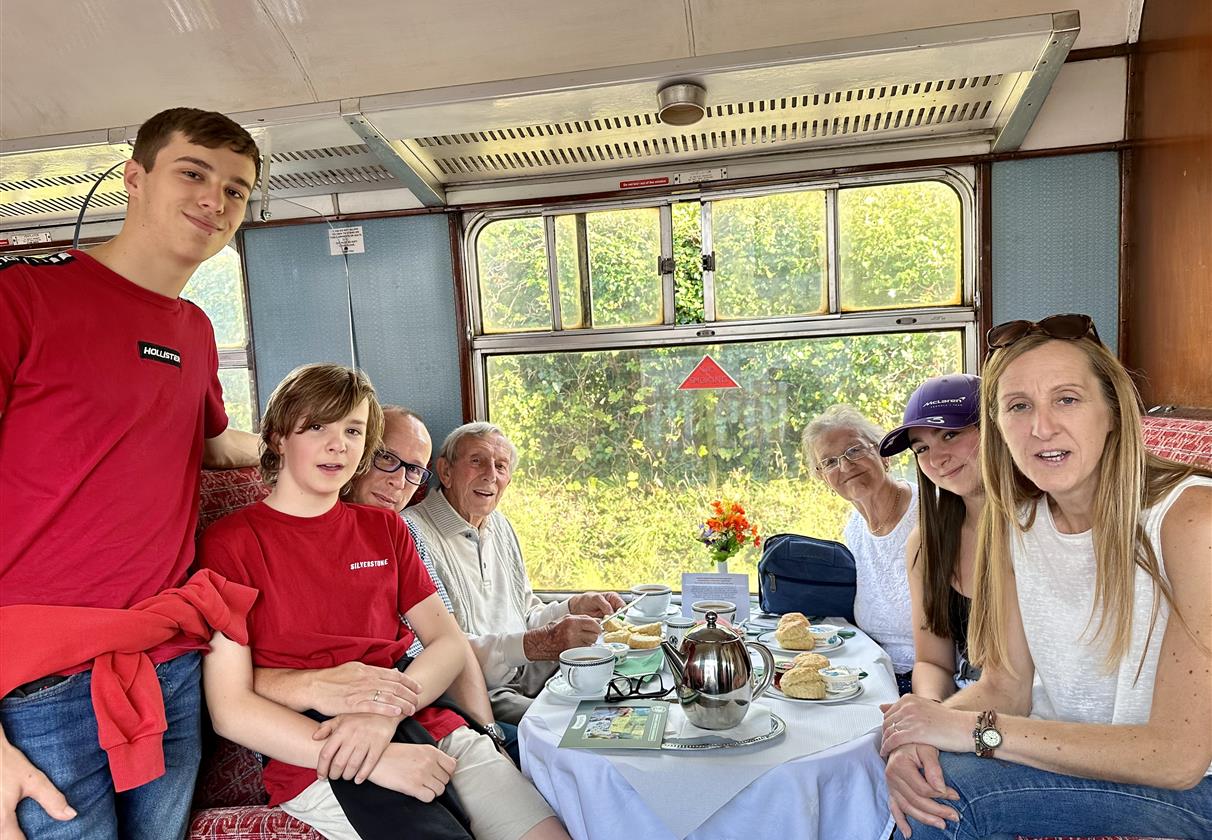 Chiltern Hills Steam Train Experience with Sparkling Cream Tea